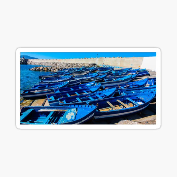 "Traditional Fishing Boats." Sticker for Sale by BENMBARK | Redbubble