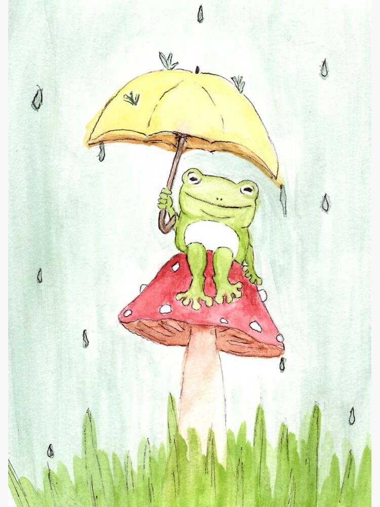 "Patient Frog" Sticker for Sale by WhimsyWonderful | Redbubble
