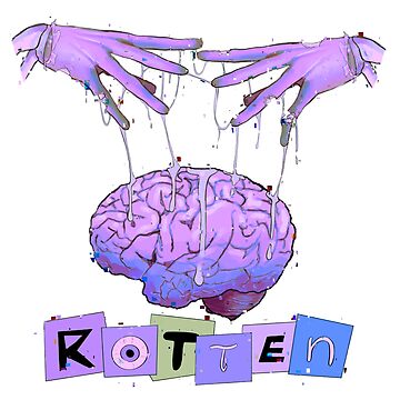 "Brain Rot (Purple Version)" Poster for Sale by Lorets-Designs | Redbubble
