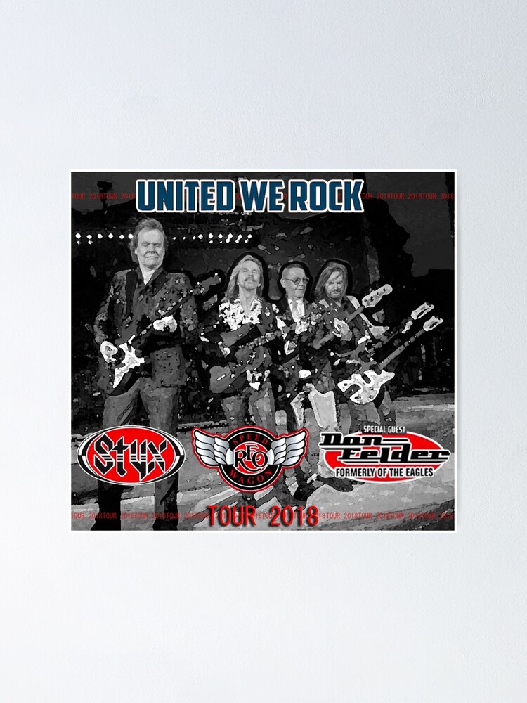 "Styx Tour 2018" Poster by Ramseyfury | Redbubble