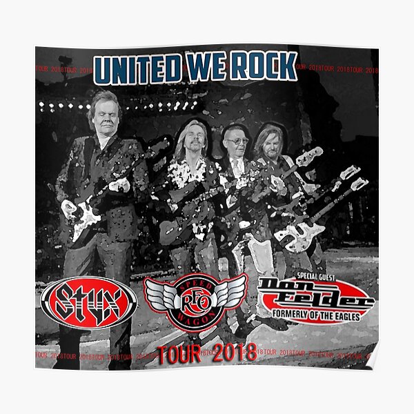 "Styx Tour 2018" Poster by Ramseyfury | Redbubble