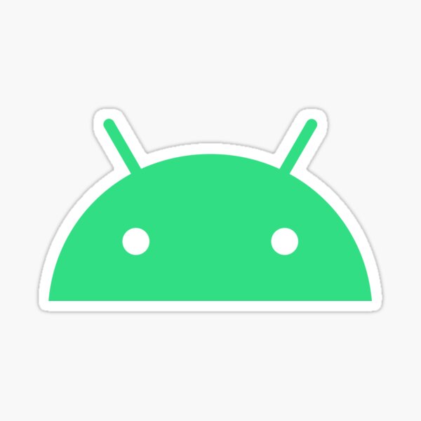 "Android logo" Sticker for Sale by mayasingularity | Redbubble