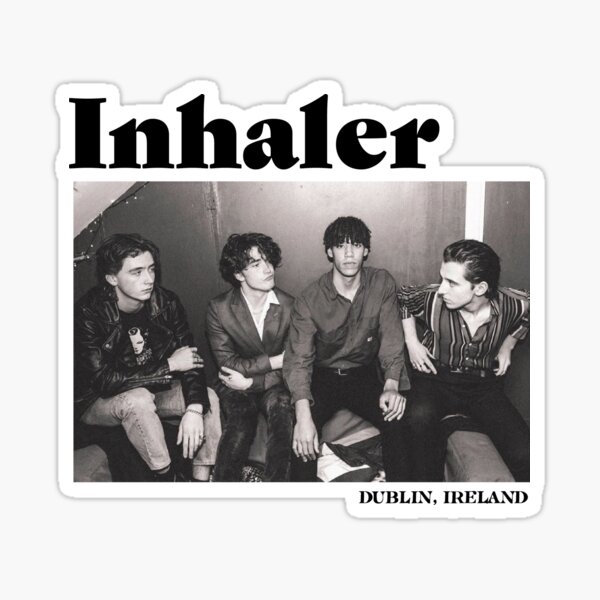 "Inhaler band " Sticker for Sale by islandchicart | Redbubble