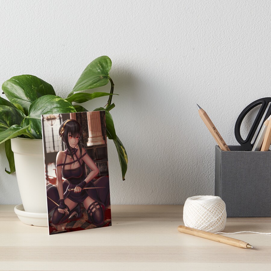 "Yor Forger" Art Board Print for Sale by hybridmink | Redbubble