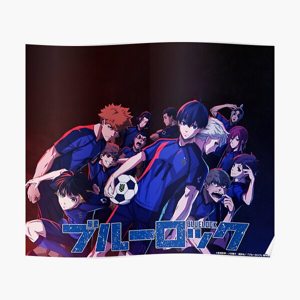 "Great Blue Lock " Poster for Sale by Dex-Shop | Redbubble