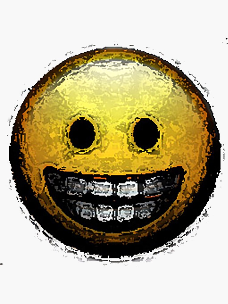 "Scary Emoji" Sticker for Sale by olivesza | Redbubble