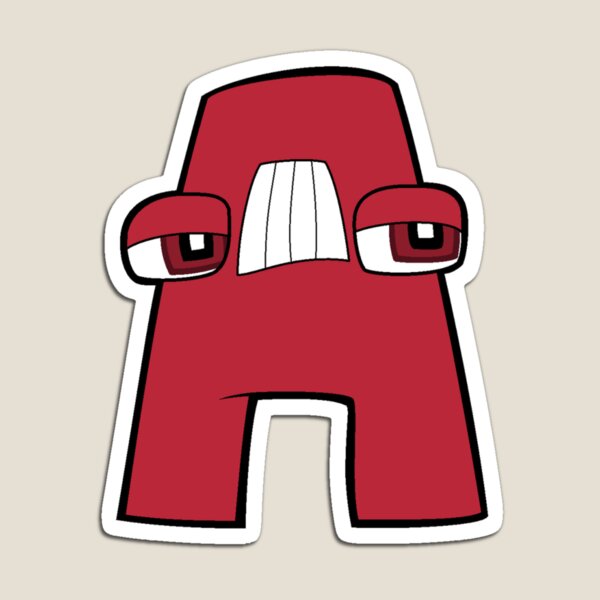 "Letter A Alphabet Lore" Magnet for Sale by TheBullishRhino | Redbubble