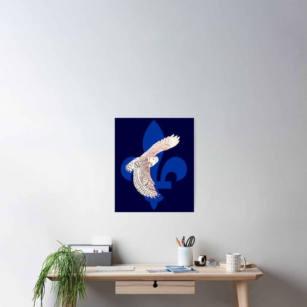 Poster « Harfang des neiges, symbole du Quebec », par RobertArt | Redbubble