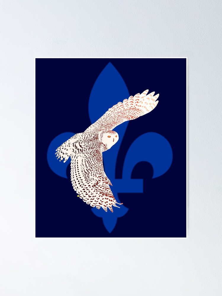 Poster « Harfang des neiges, symbole du Quebec », par RobertArt | Redbubble
