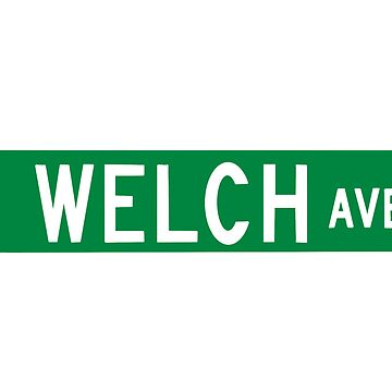 "Iowa State Welch Ave." Sticker for Sale by hayleegunnerson | Redbubble