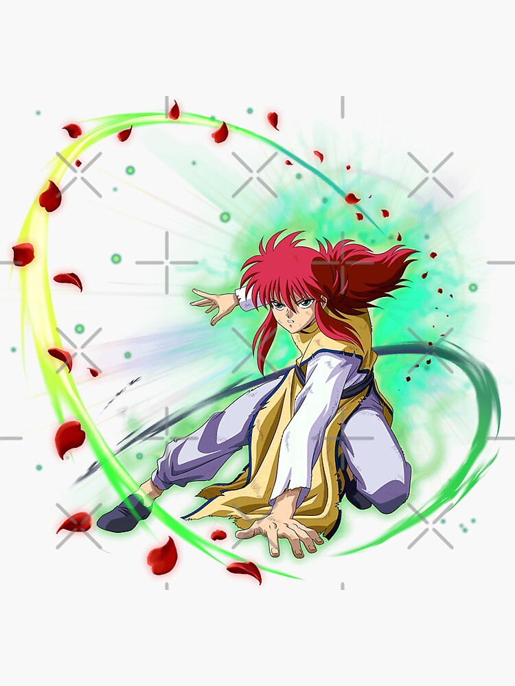 "YOKO KURAMA" Sticker for Sale by christwise | Redbubble