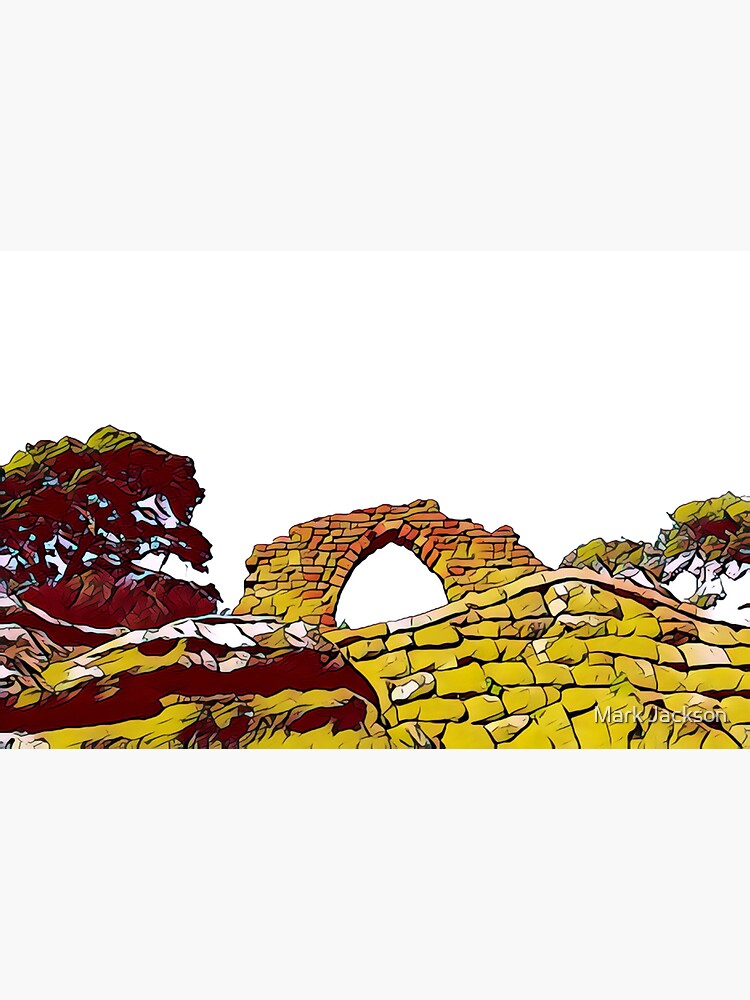 "Stone Archway Ruins Hawkstone Park Follies" Sticker for Sale by ...