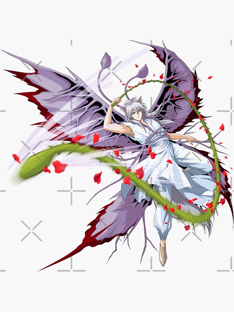 "YOKO KURAMA" Sticker for Sale by christwise | Redbubble