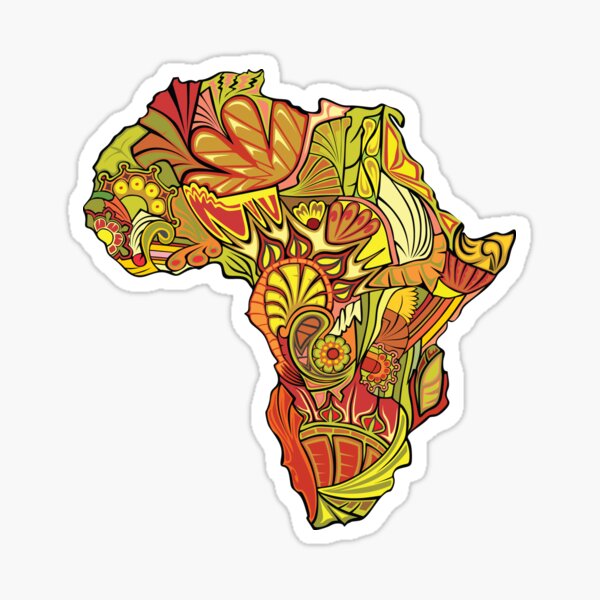 "africa" Sticker for Sale by HelenCat | Redbubble