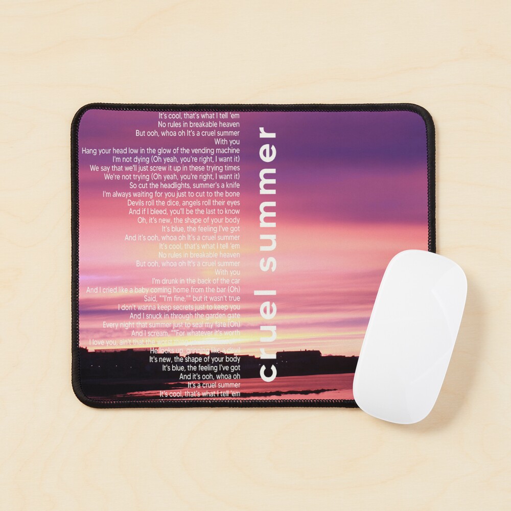 "Cruel Summer Taylor Swift Pink" Poster for Sale by EckartScholz ...