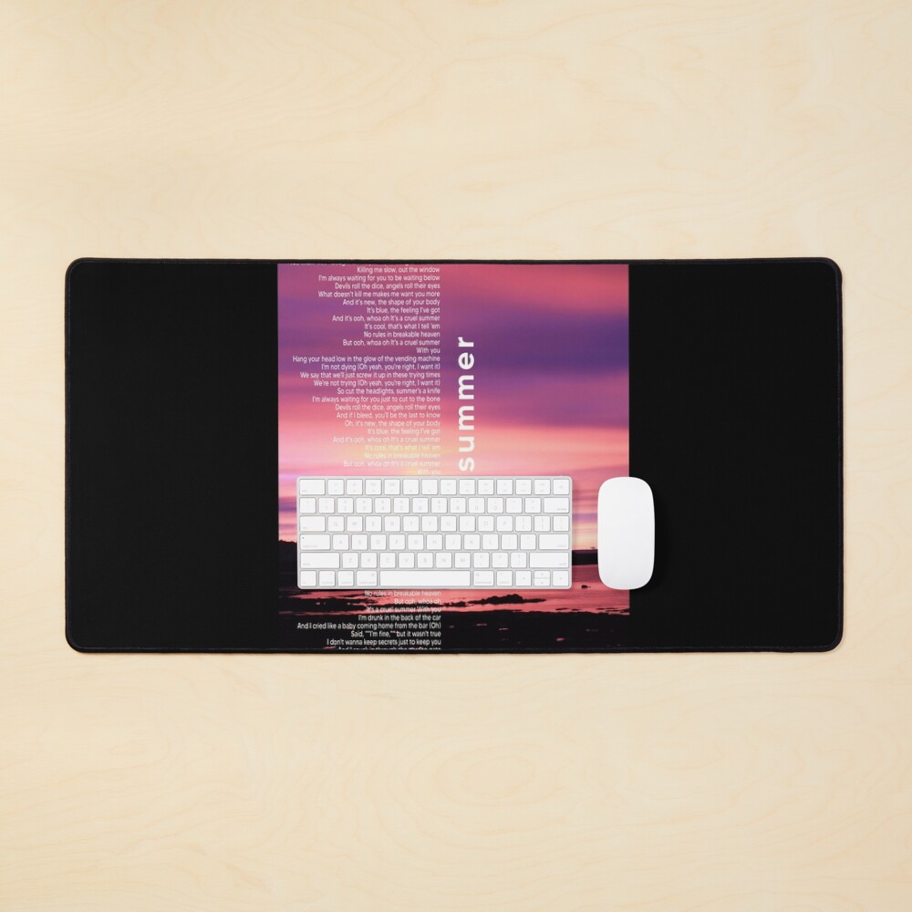 "Cruel Summer Taylor Swift Pink" Poster for Sale by EckartScholz ...