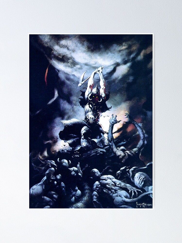 "Frank Frazetta - Death Dealer" Poster for Sale by Lira-Studio7 | Redbubble