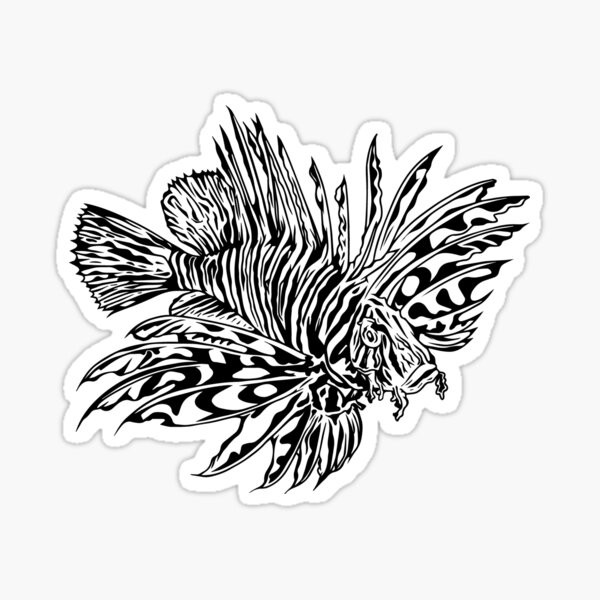 Lionfish Stickers | Redbubble