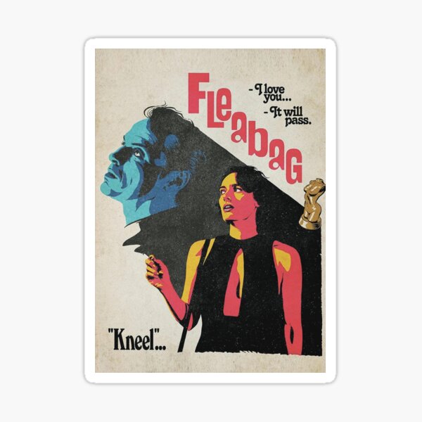 "Fleabag TV Show Retro Poster" Sticker for Sale by teherteler | Redbubble