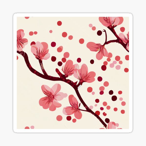"Sakura Cherry Blossom Tree | Japanese Flower" Sticker for Sale by ...
