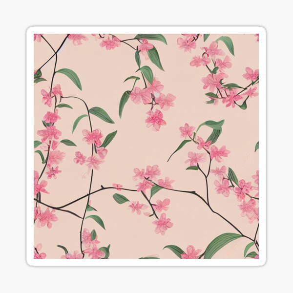 "Sakura Cherry Blossom Tree | Japanese Flower" Sticker for Sale by ...