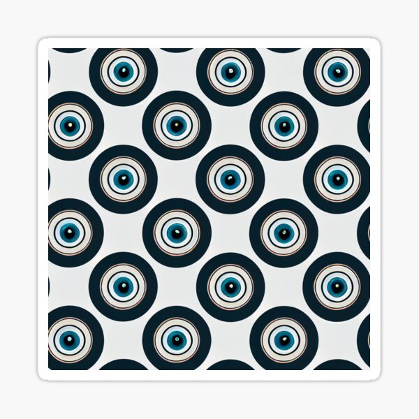 "Evil Eye | Blue Eye | Protection | Amulet | Good Luck" Sticker for ...