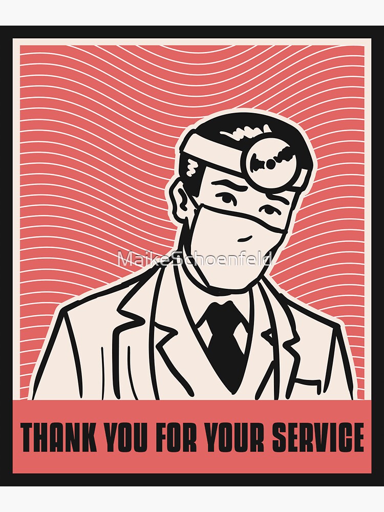 "Thank-you For Your Service" Sticker for Sale by MaikeSchoenfeld ...
