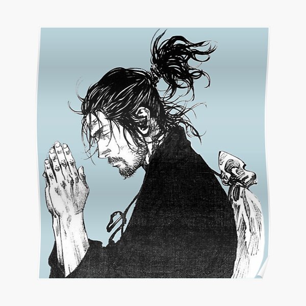 "miyamoto musashi praying" Poster for Sale by UbaldoLynch | Redbubble
