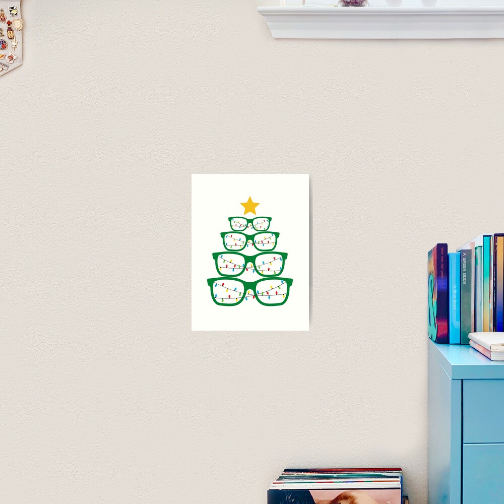 "Optician Eyeglasses Christmas Tree " Poster for Sale by Comfychic ...