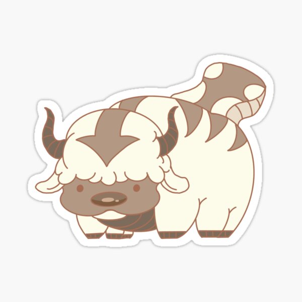 "Avatar: The Last Airbender Appa" Sticker for Sale by HoshiArtCo ...