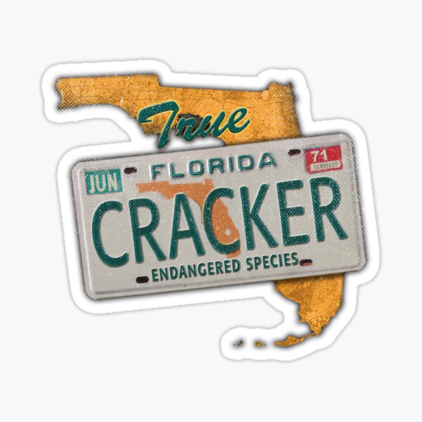 "Florida Cracker Endangered Species Florida Native" Sticker for Sale by ...