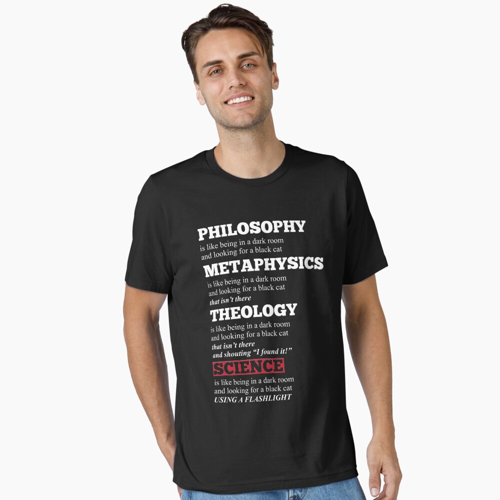"Funny Philosophy Metaphysics Theology Science Joke" Greeting Card for ...