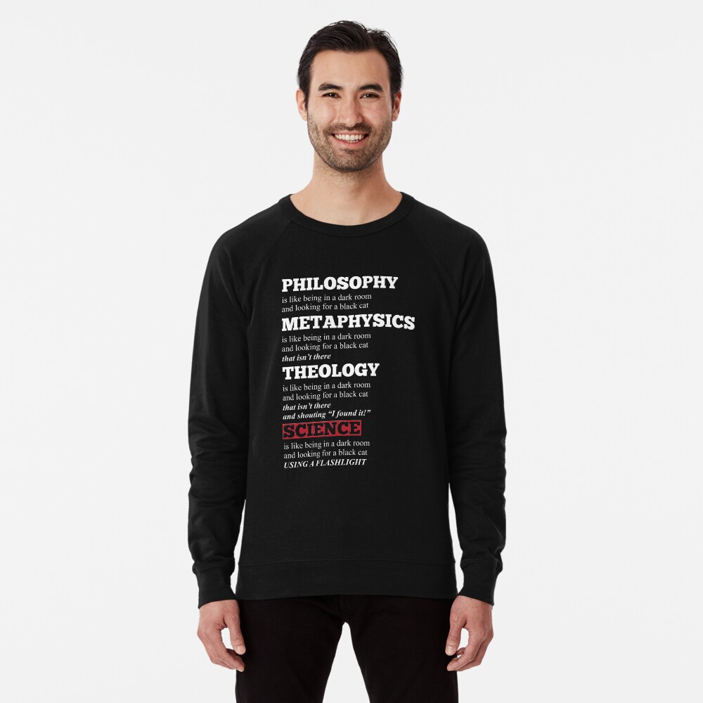 "Funny Philosophy Metaphysics Theology Science Joke" Greeting Card for ...