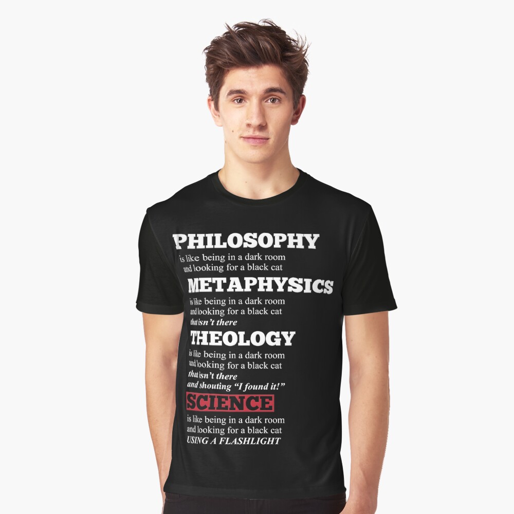 "Funny Philosophy Metaphysics Theology Science Joke" Greeting Card for ...