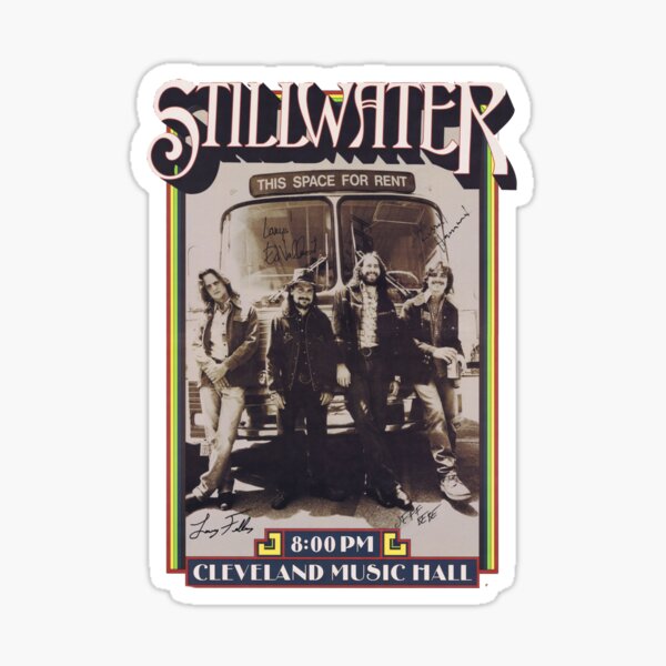 "Vintage Stillwater Band Show" Sticker for Sale by togoisback | Redbubble