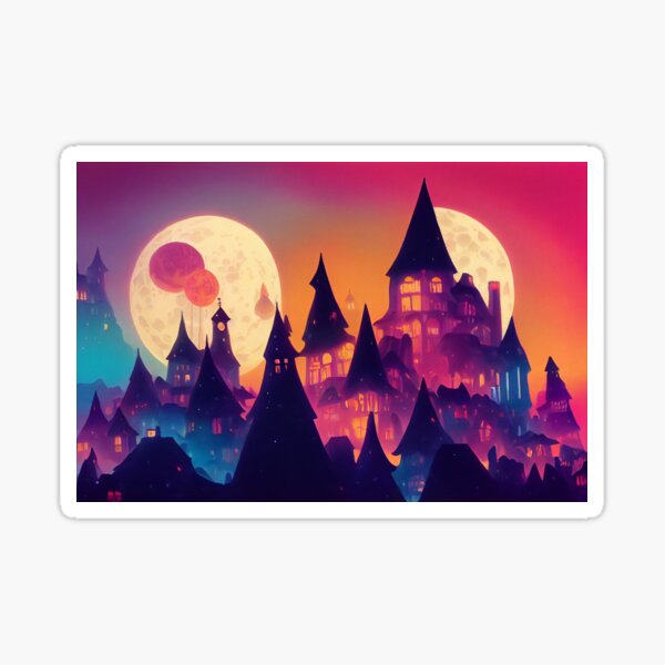 "Moonlight kingdom" Sticker for Sale by mikelovesrobots | Redbubble