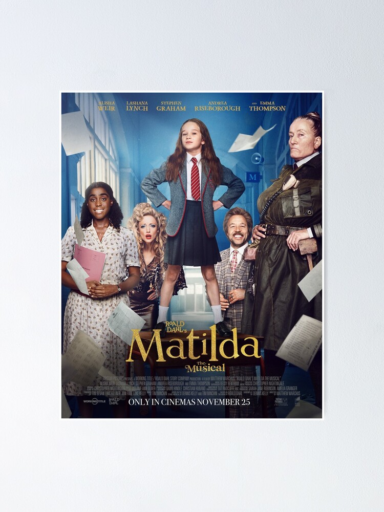 "Roald Dahl's Matilda the Musical (2022) Poster" Poster for Sale by ...