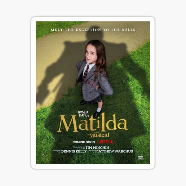 "Roald Dahl's Matilda the Musical (2022) Movie" Sticker for Sale by ...