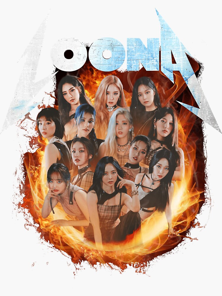 "Loona the metal band" Sticker for Sale by KIMBERLYROGERS1 | Redbubble