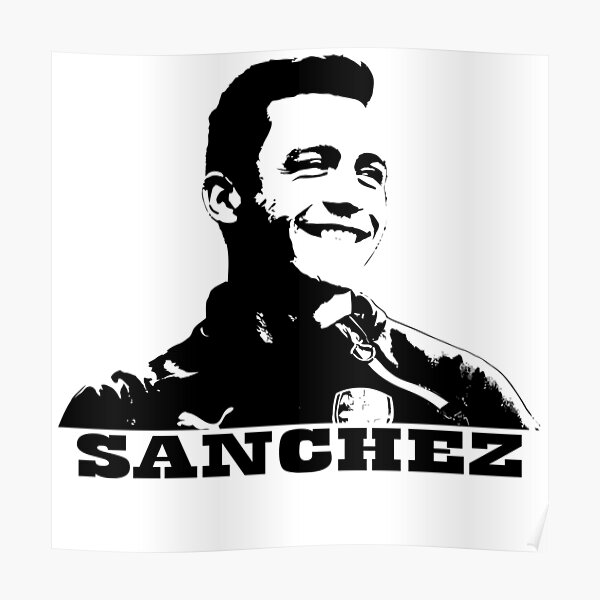 "Alexis Sanchez (white) " Poster by Vhitostore | Redbubble