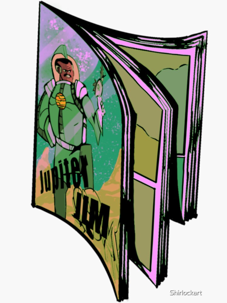 "ROTTMNT Jupiter Jim Comic " Sticker for Sale by Shirlockart | Redbubble