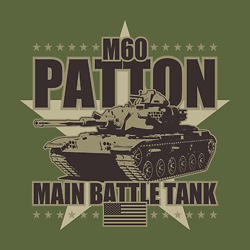 "M60 Patton Main Battle Tank" Sticker for Sale by StrongVlad | Redbubble