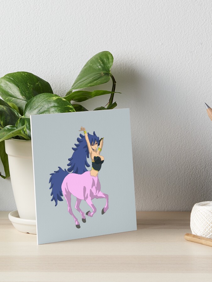 "Cute Centaur Anime Girl - Pink Horse" Art Board Print by jorgechubuter ...