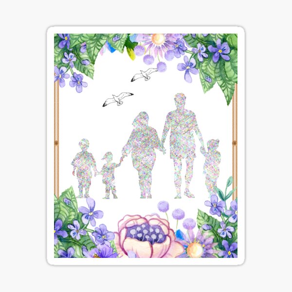 "We are family" Sticker for Sale by gwaps | Redbubble
