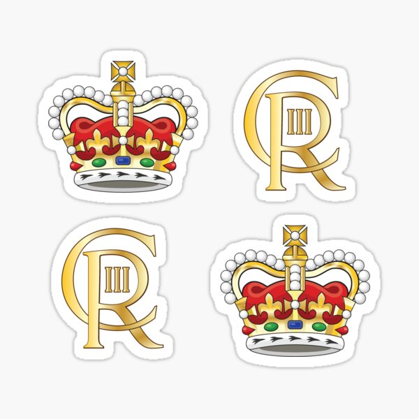 "King Charles III Coronation" Sticker for Sale by Yorkiedesign | Redbubble