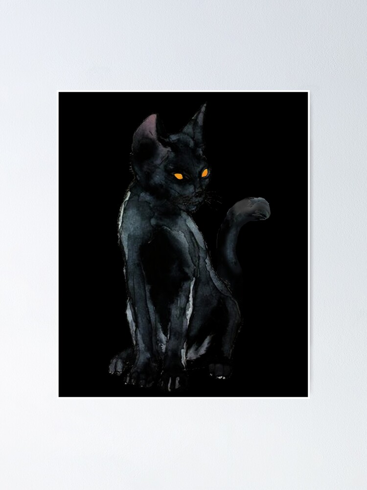 "Thackery Binx turned into a black cat " Poster for Sale by Lancelle ...