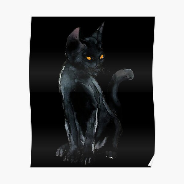 "Thackery Binx turned into a black cat " Poster for Sale by Lancelle ...