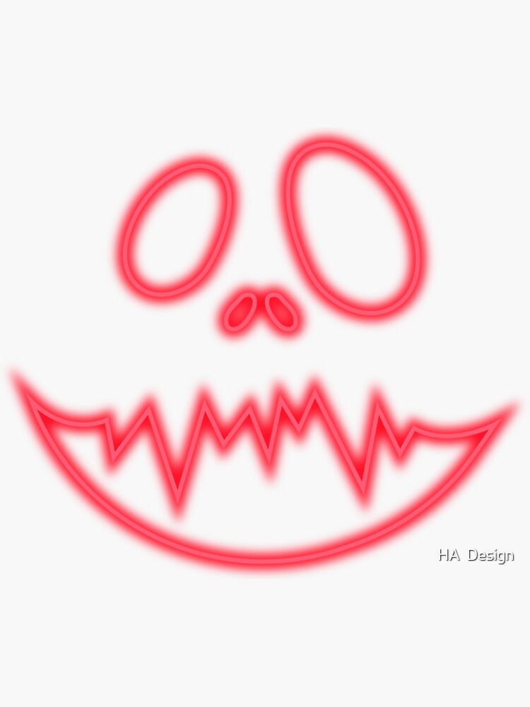 "Halloween pumpkin lighted red scary face creepy toothy smile ghost ...