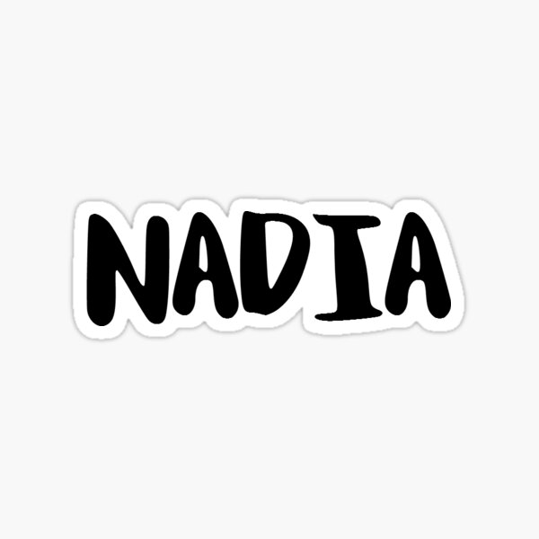 Sticker « NADIA », par FTML | Redbubble