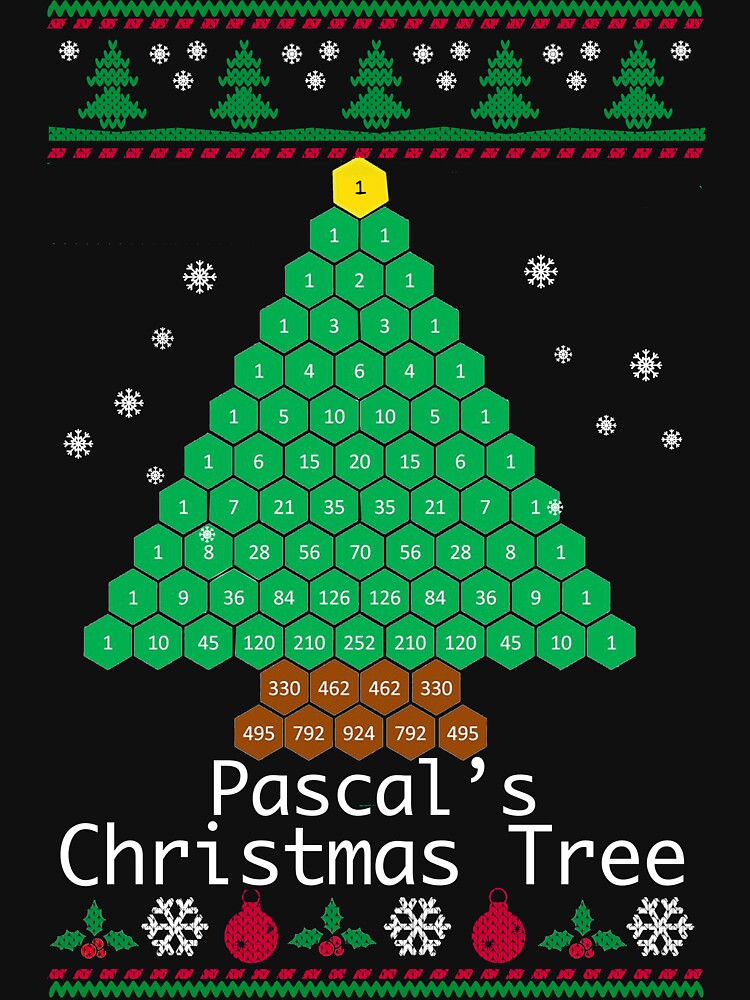 "Pascal's Christmas Tree Women Men T-Shirts Gift" T-shirt for Sale by ...